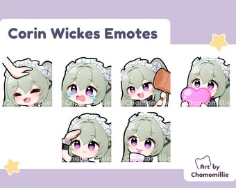 Zenless Zone Zero Belle Nicole Anby Corin Emotes Pack for Twitch ...