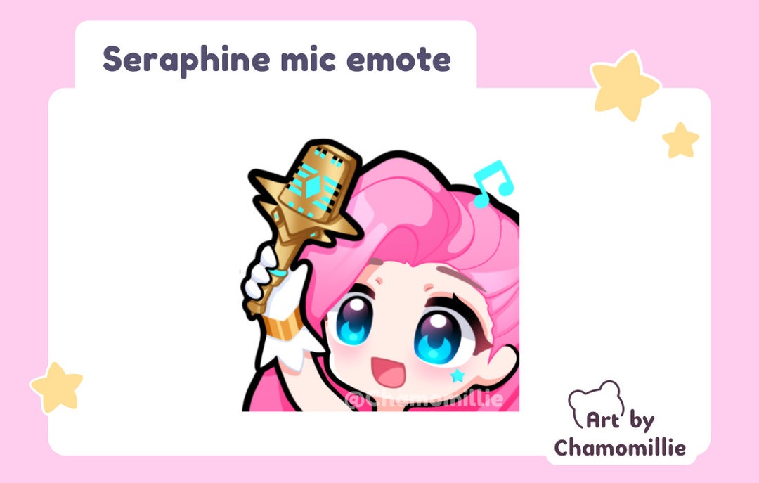 League of Legends Seraphine Twitch Emote - Etsy