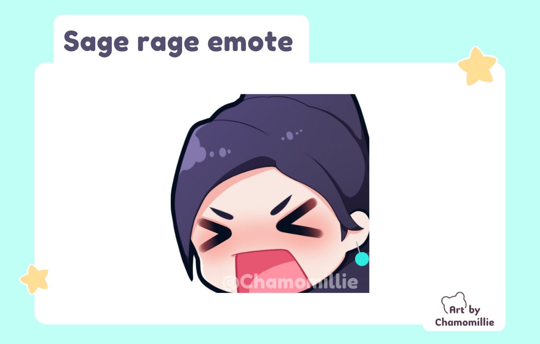 Valorant Sage Rage Twitch Emote - Etsy