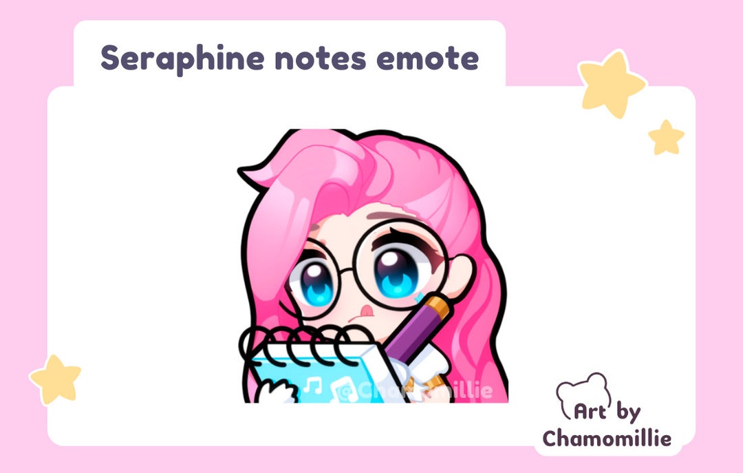 League of Legends Seraphine Notes Twitch Emote - Etsy