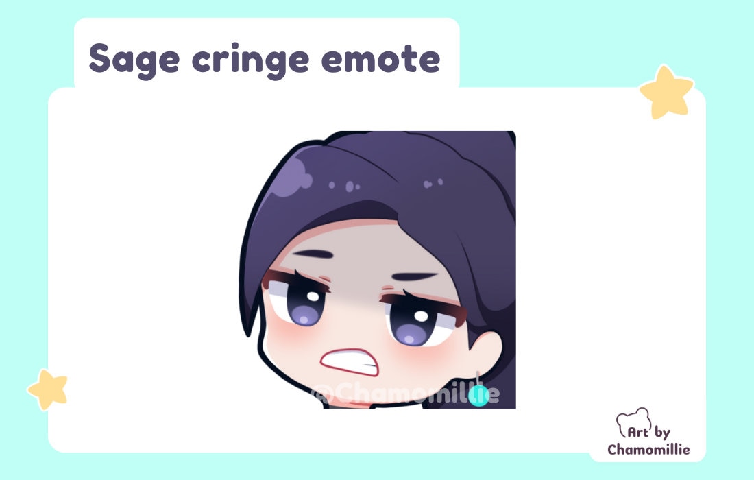 Valorant Sage cringe Twitch emote - Etsy México