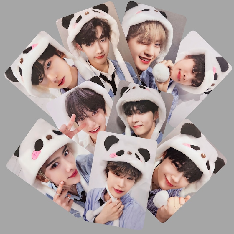 Zerobaseone ZB1 Youth in the Shade Panda Photocards Set -preorder - Etsy