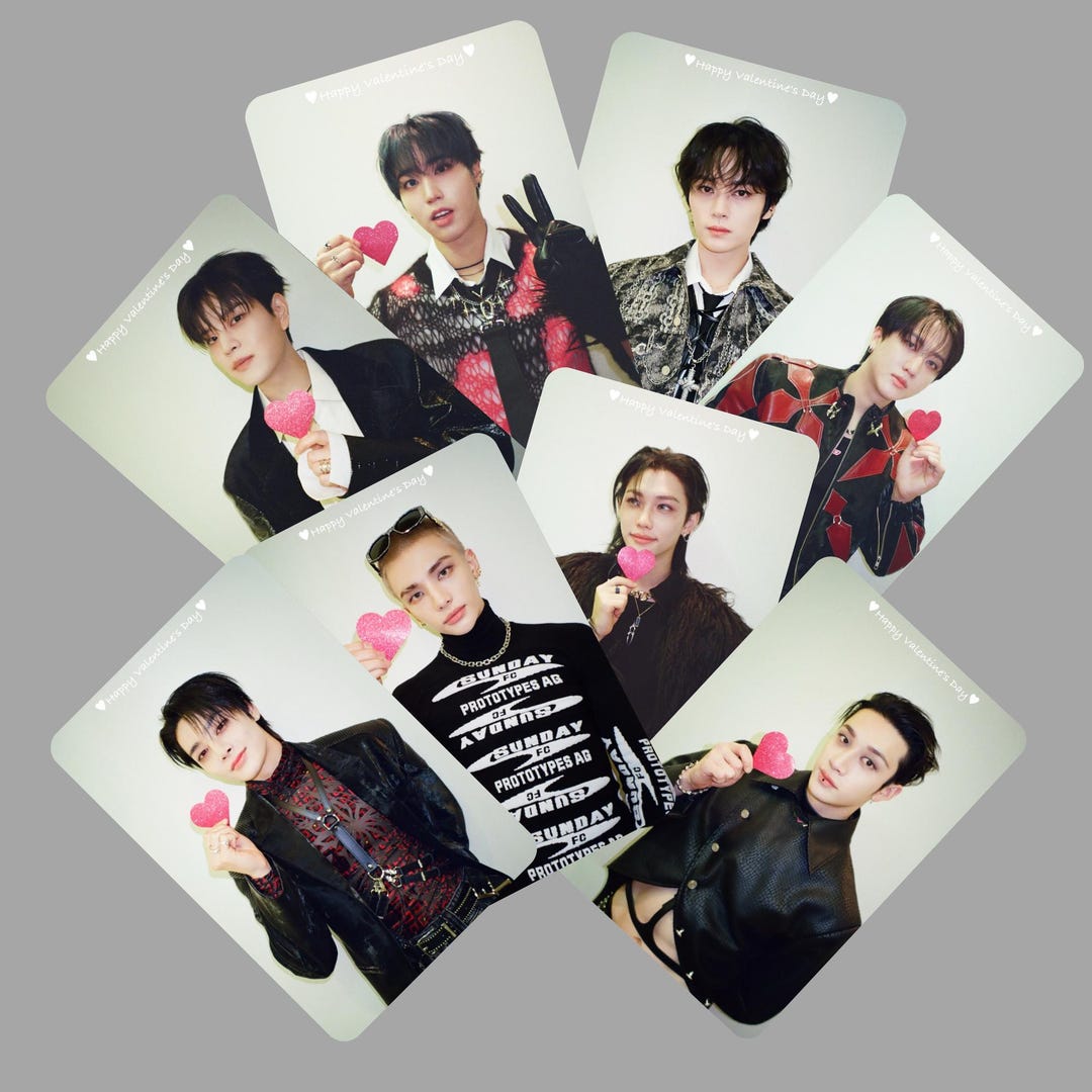 Stray Kids SKZ Stays Valentine Day Photocards -preorder - Etsy