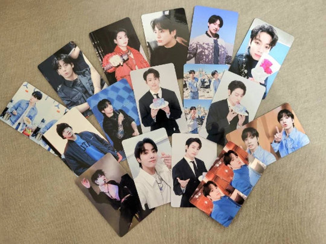 BTS Jungkook Photocard Sets - Etsy