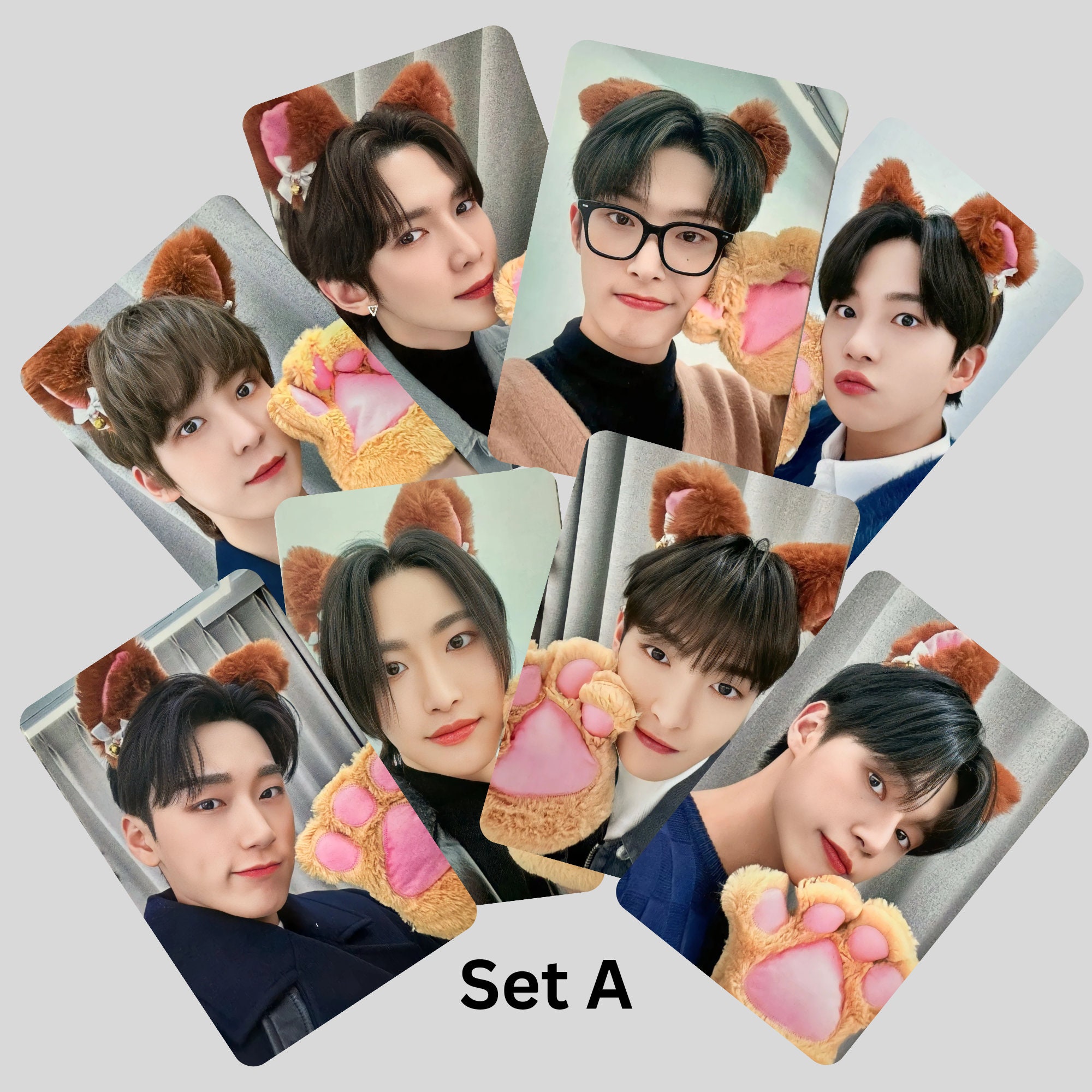 Ateez Ep Fin Will Photocards Cat Ears Luckydraw -preorder - Etsy
