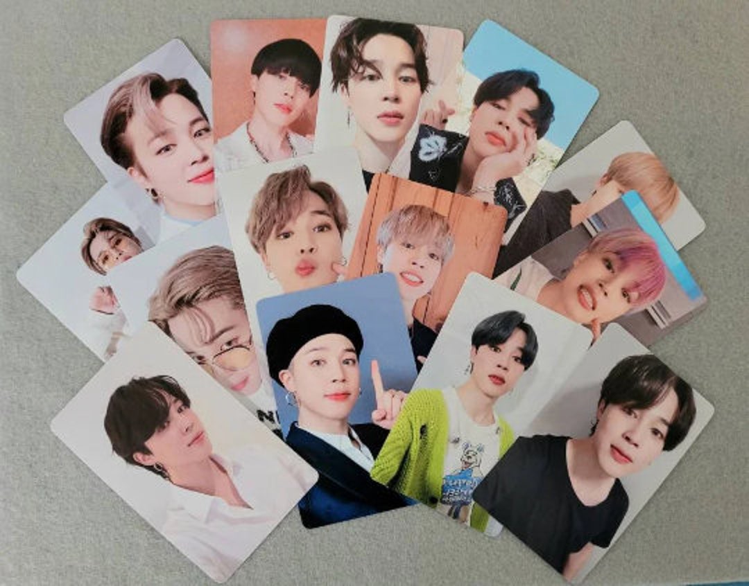BTS Jimin Photocard Sets - Etsy