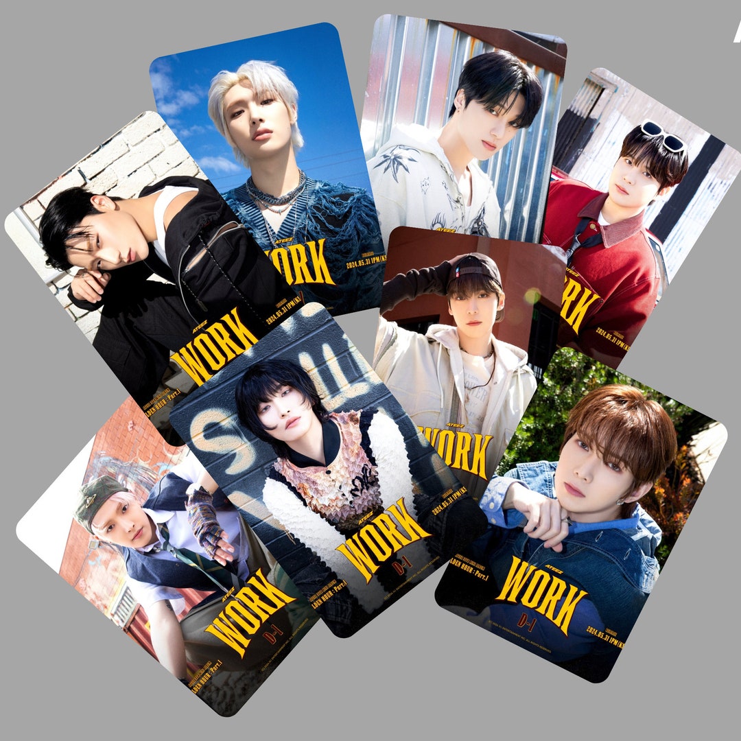 Ateez Golden Hour Work Photocards -preorder - Etsy
