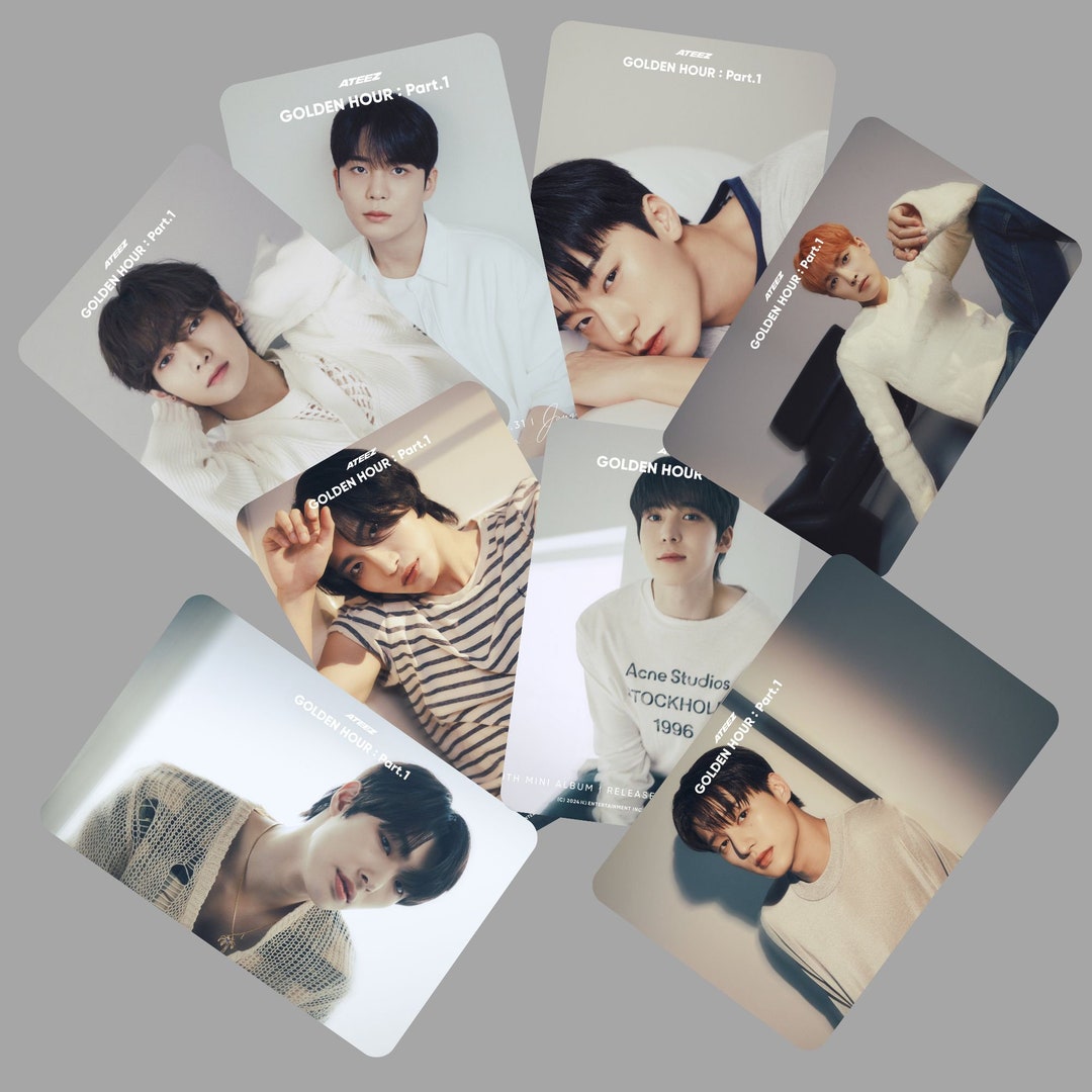 Ateez Golden Hour Concept Photocards -preorder - Etsy