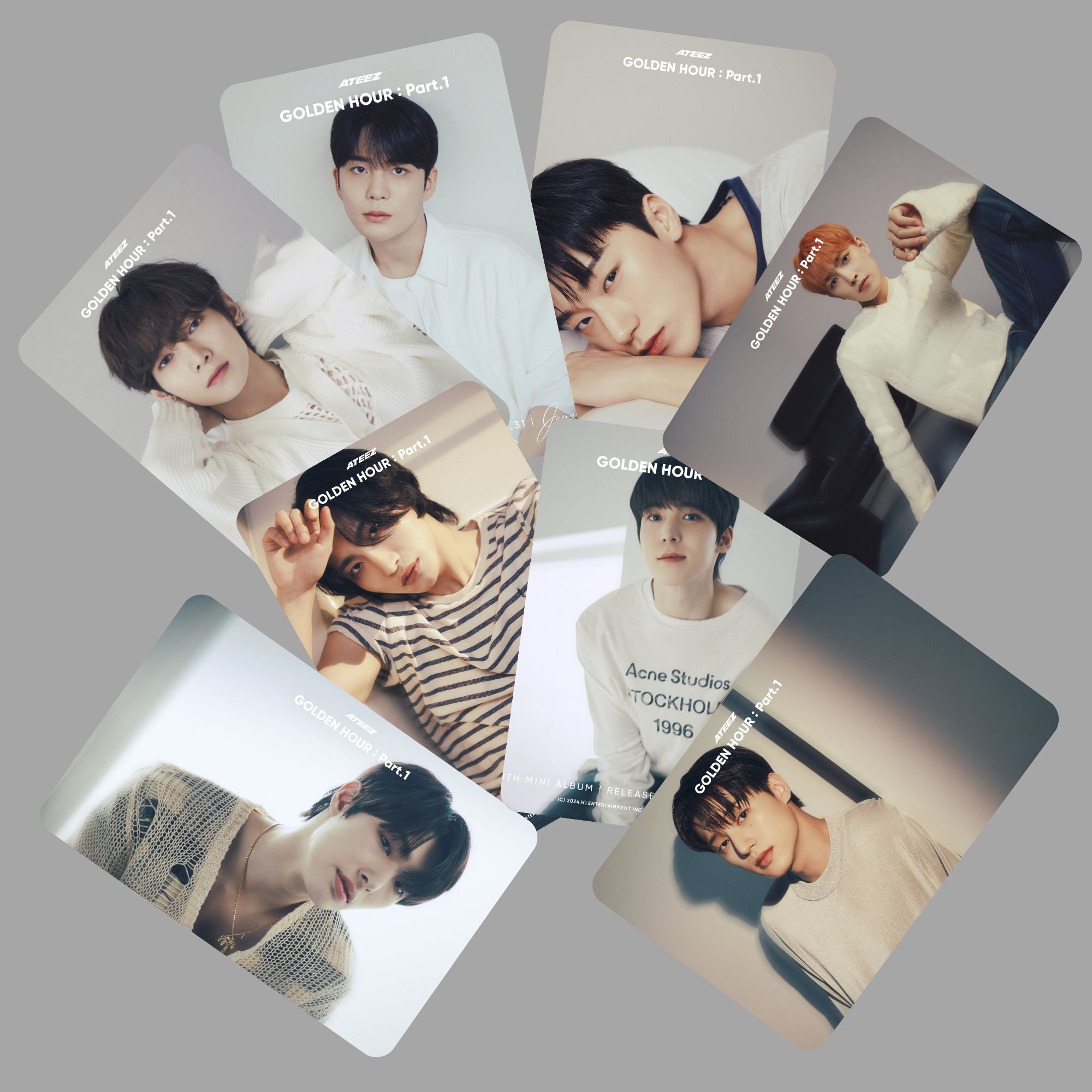 Ateez Golden Hour Concept Photocards - Etsy