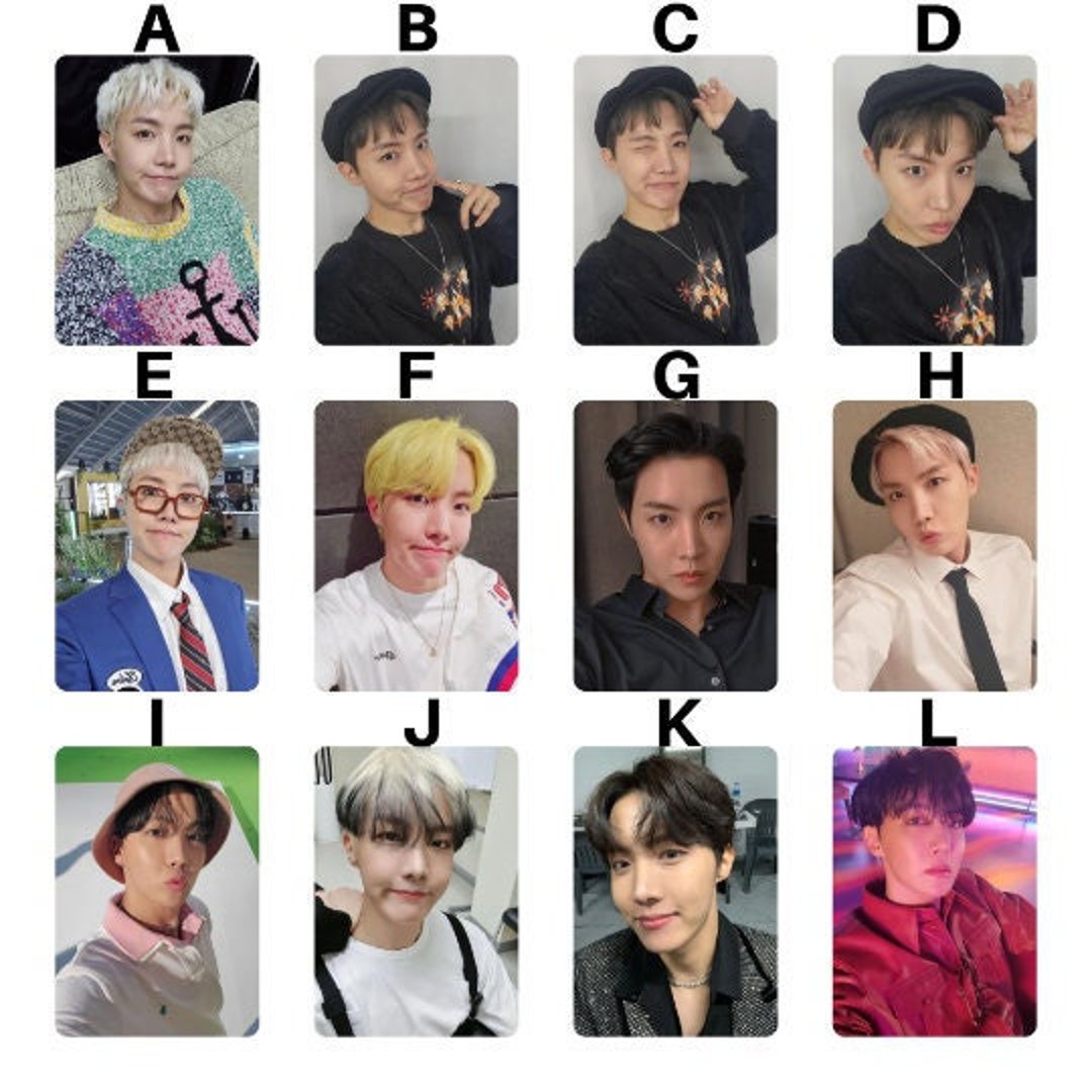 BTS J-hope Selca Photocards - Etsy