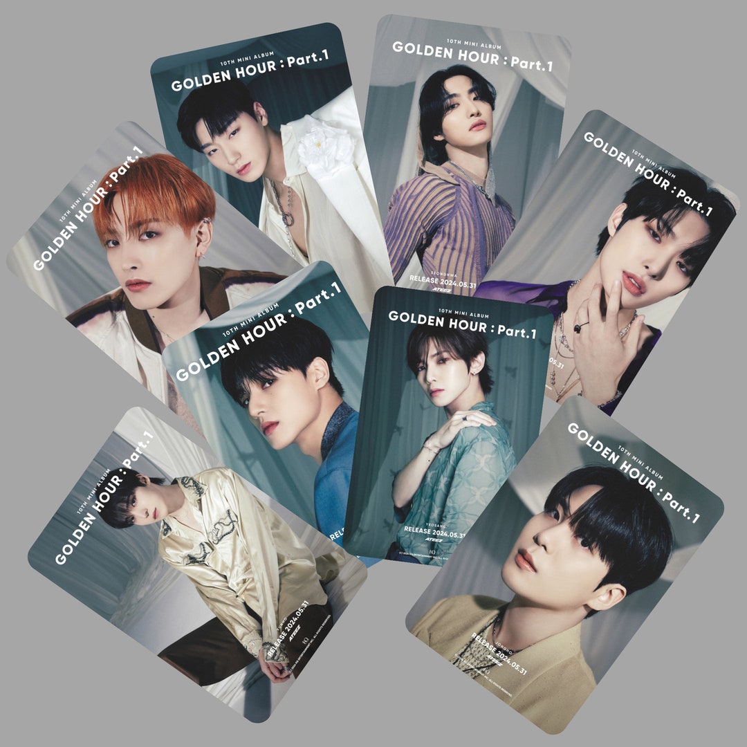 Ateez Golden Hour Concept Photocards -preorder - Etsy