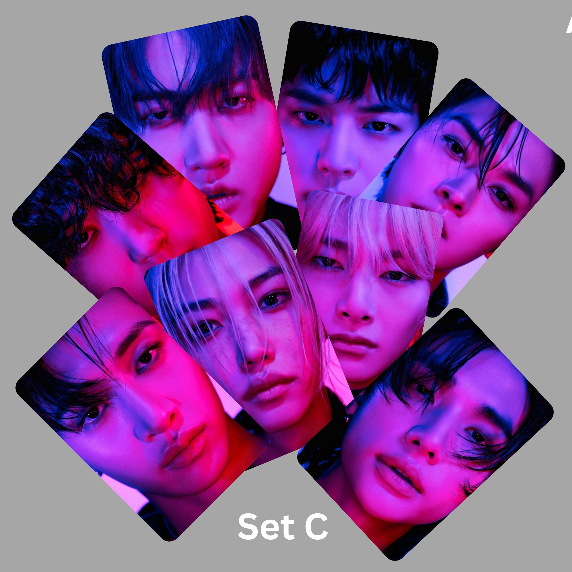 Stray Kids SKZ Rolling Stone Photocards Set 3 Ver and OT8 -preorder ...