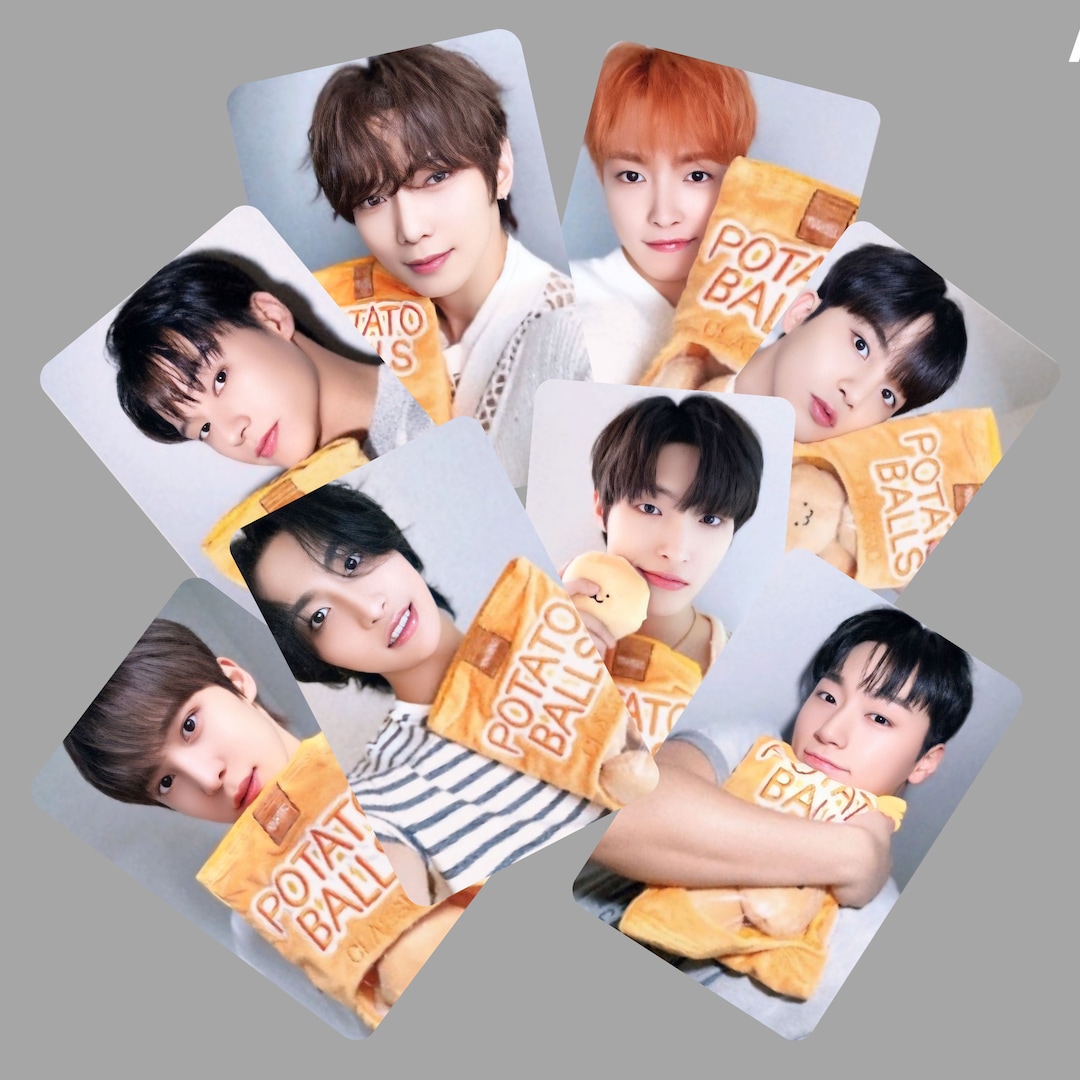 Ateez Golden Hour Potato Balls Photocards POB -preorder - Etsy