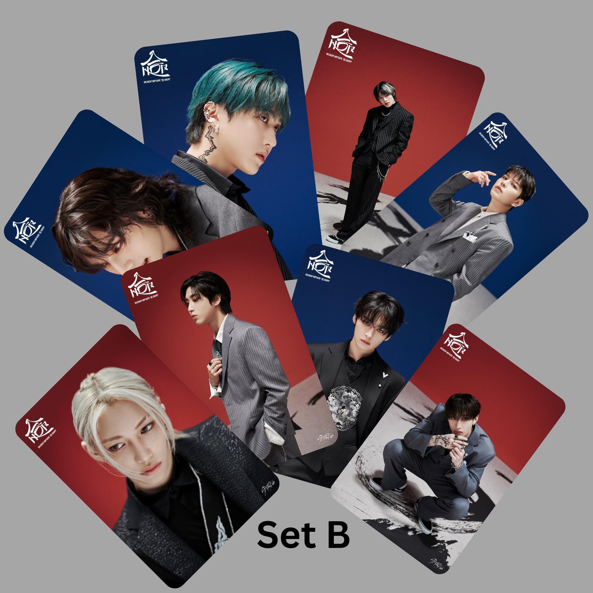 Stray Kids SKZ HOP Walkin on Water Teaser Photocards 2 Versions ...