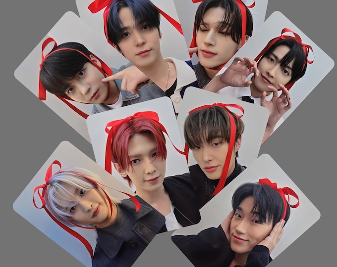 ATEEZ Hi Yunhwa Hi Atiny Yunho Seonghwa Pink Themed Double Sided Fan ...