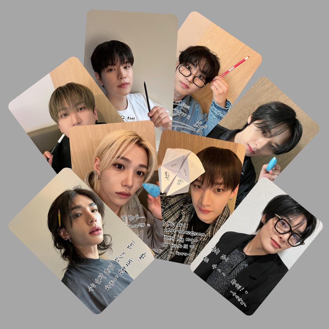 Stray Kids SKZ Scholastic Test Photocards - Etsy