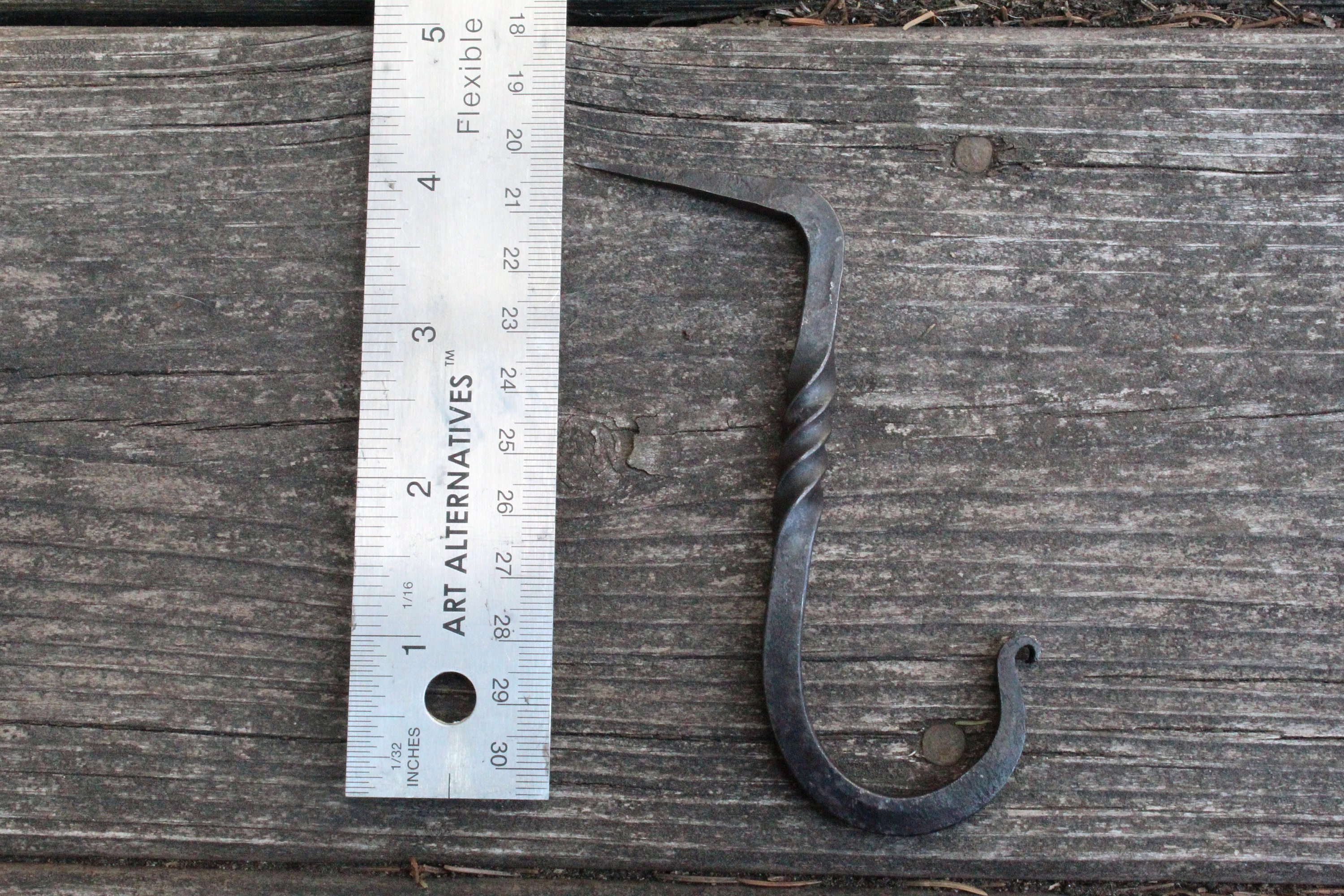 Hand Forged Nail Hook - Etsy Denmark