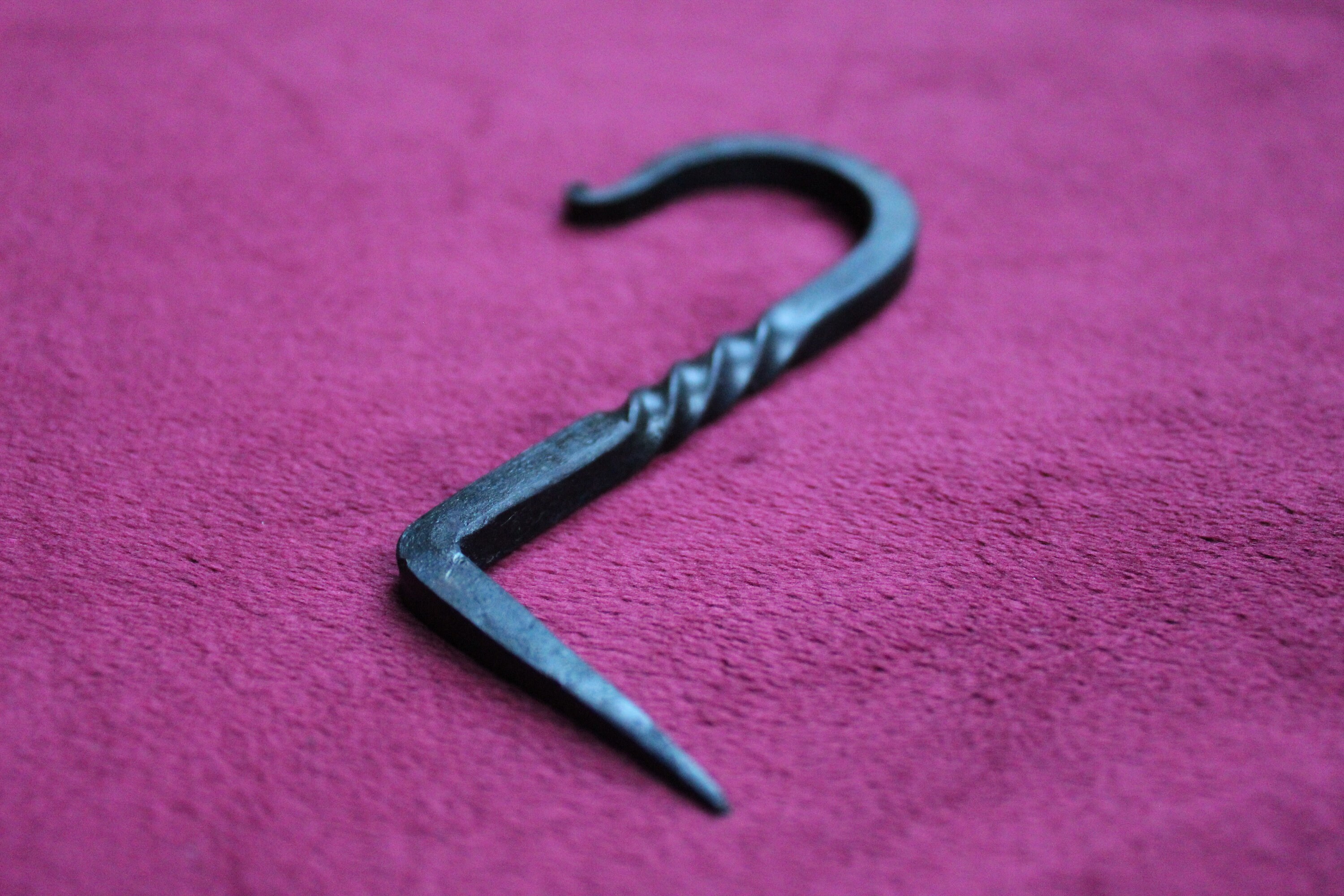 Hand Forged Nail Hook - Etsy Denmark