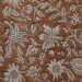 Block Print Thick Linen 58 Wide, Indian Fabric, Floral Printed Custion ...