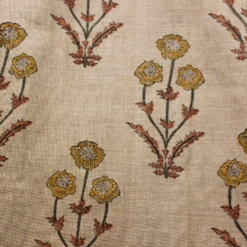 5 Yard Hand Block Print Fabric Indian Cotton Fabric Printed - Etsy