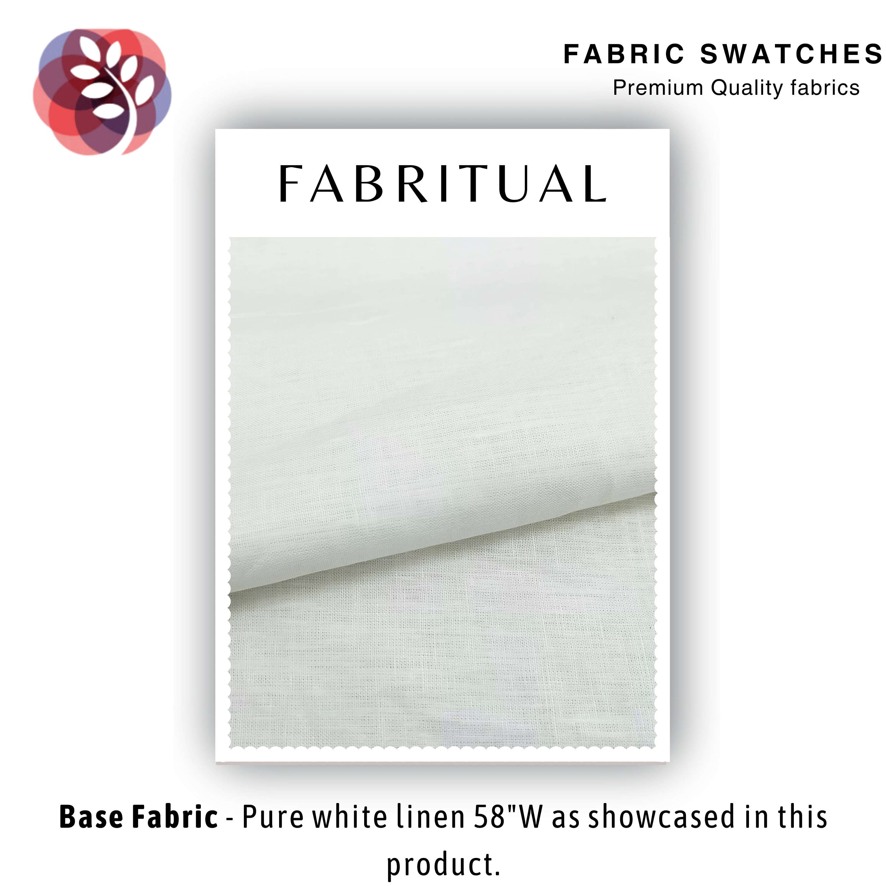 Swatches of Base Fabric ( Thick Linen, Pure Linen, Off-white Linen ...