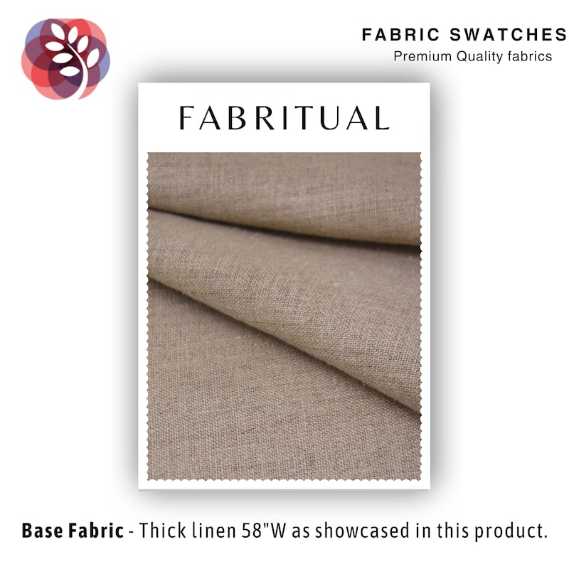 Linen Fabric Thick Natural - Etsy
