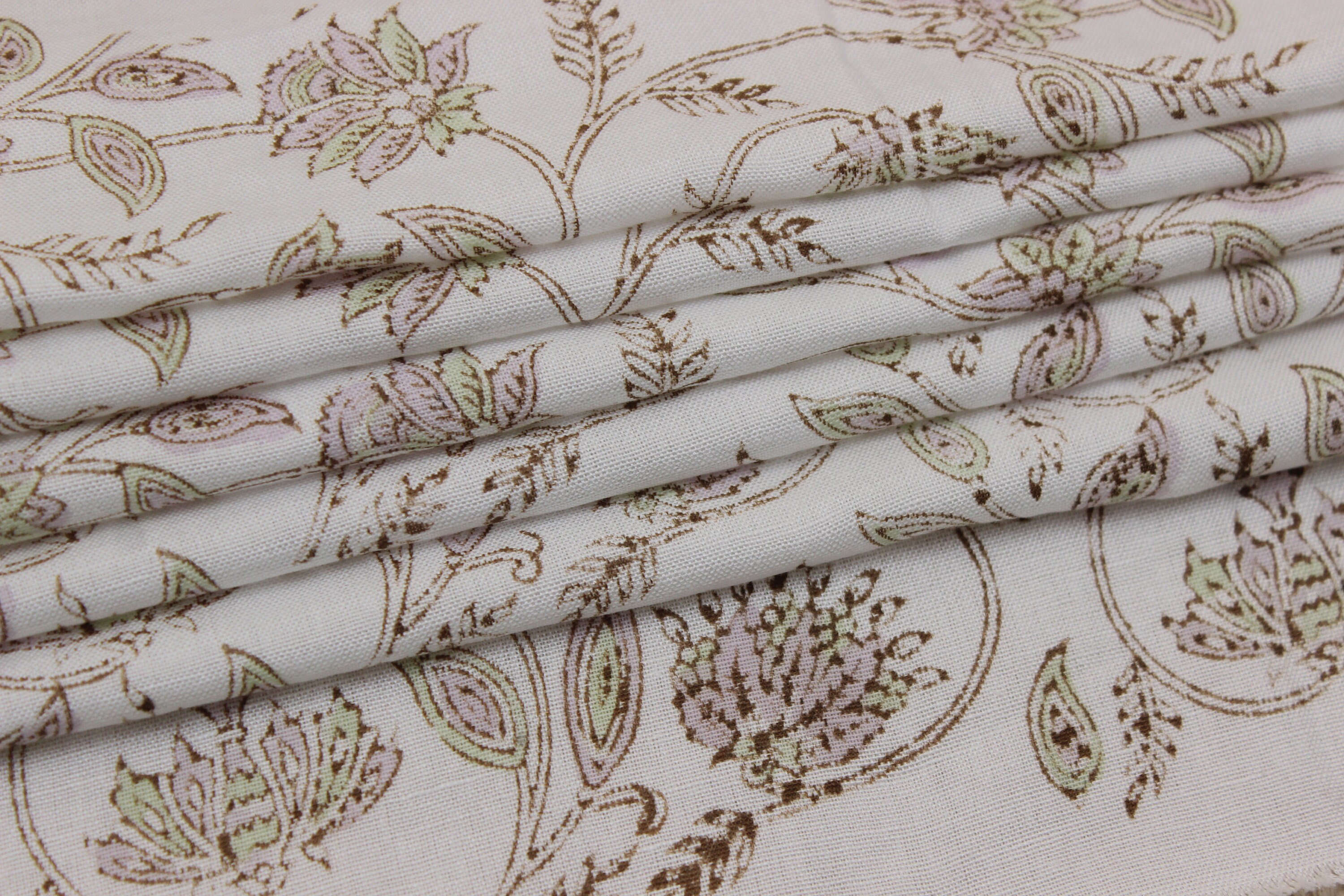 NARAYAN VATIKA Indian Block Print Linen Block Print - Etsy