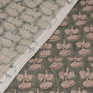 Thick Linen 58 Wide, Indian Fabric Print, Block Print Curtains, Linen ...
