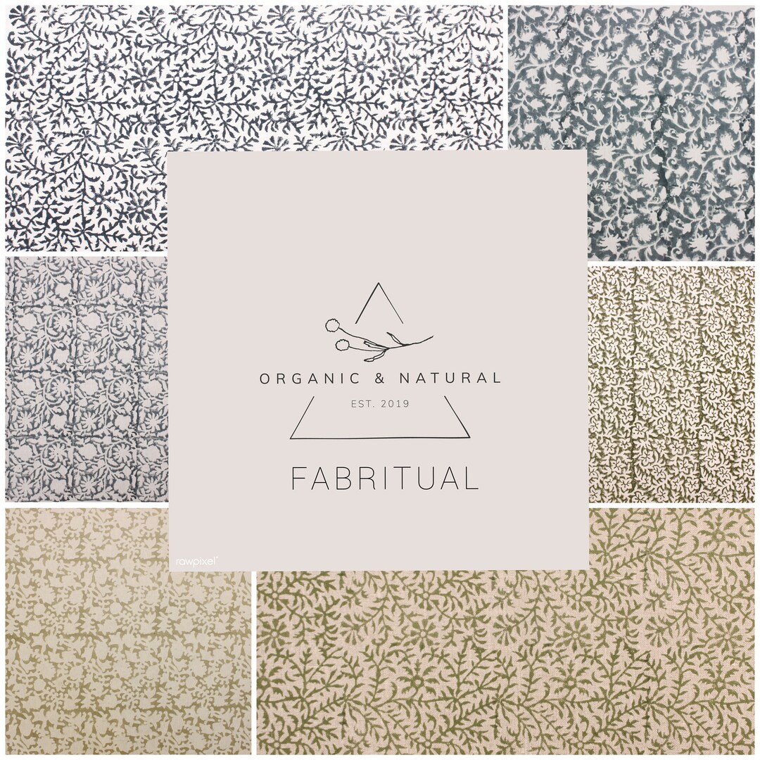 FABRIC SWATCHES Block Print, Swatch Request Block Print Samples , Set ...