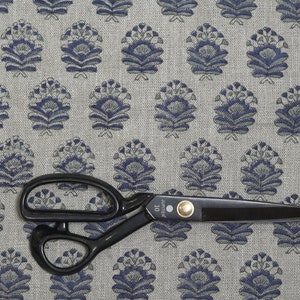 BHEESHMA Linen Indian Block Print Fabric, by the Yard Length-58wide ...