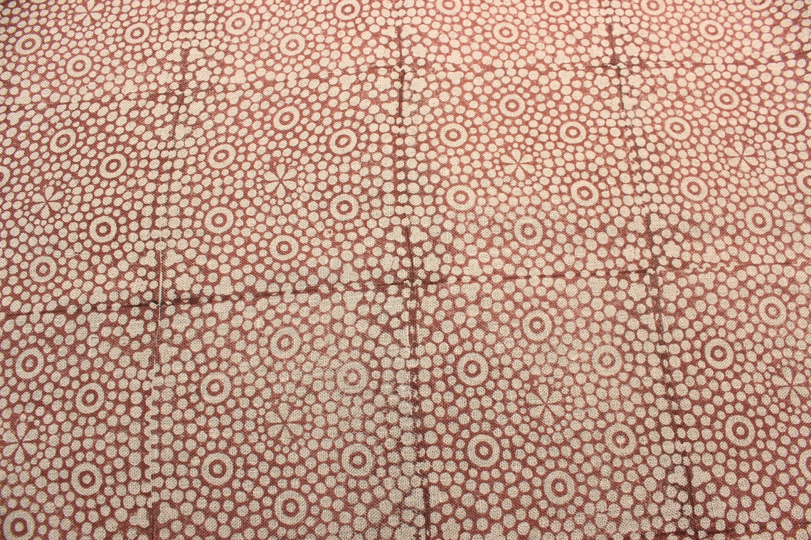 CHUNRI RUST Most Popular Block Print Fabric in Summers - Etsy