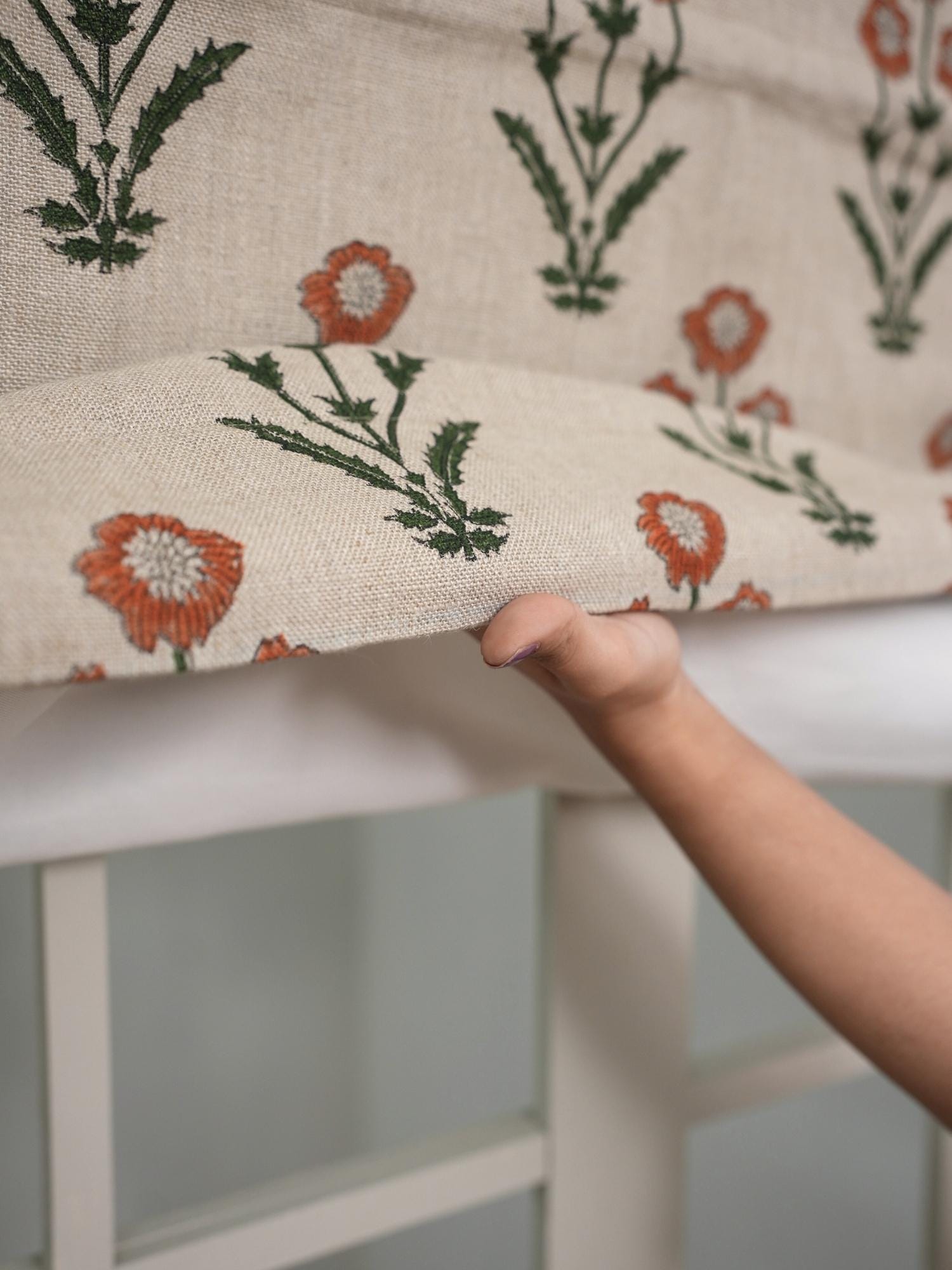 Thermal Insulated Roman Shade Stylish and Cozy Natural Fabric Roman ...