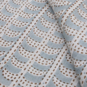 Floral Block Print Thick Linen Pure 58" Wide, Fabric for Couch Cover ...