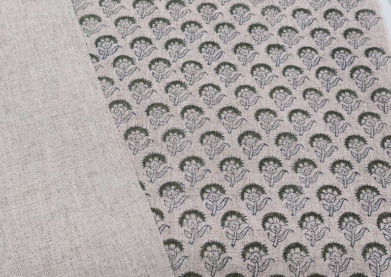 JUJU FLOWER Floral Block Print Sofa Upholstery Chair - Etsy