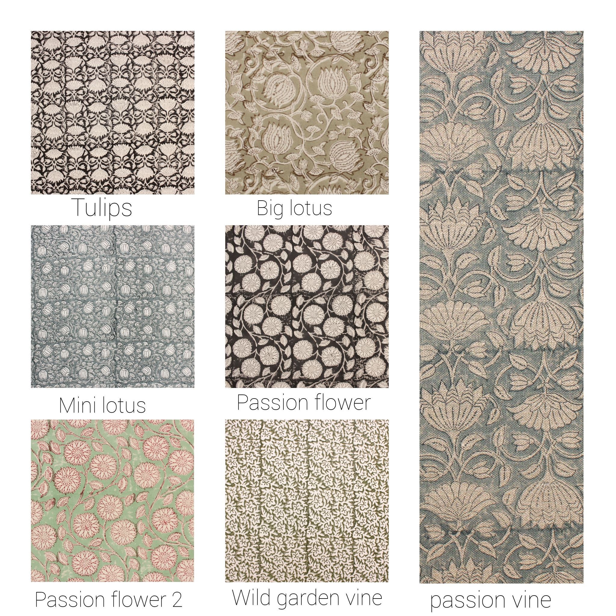 FABRIC SWATCHES Block Print Swatch Request Block Print - Etsy