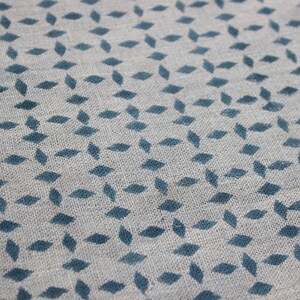 Pure Linen 58 Wide, Hand Block Print, Indian Fabric, Pillow Fabric ...