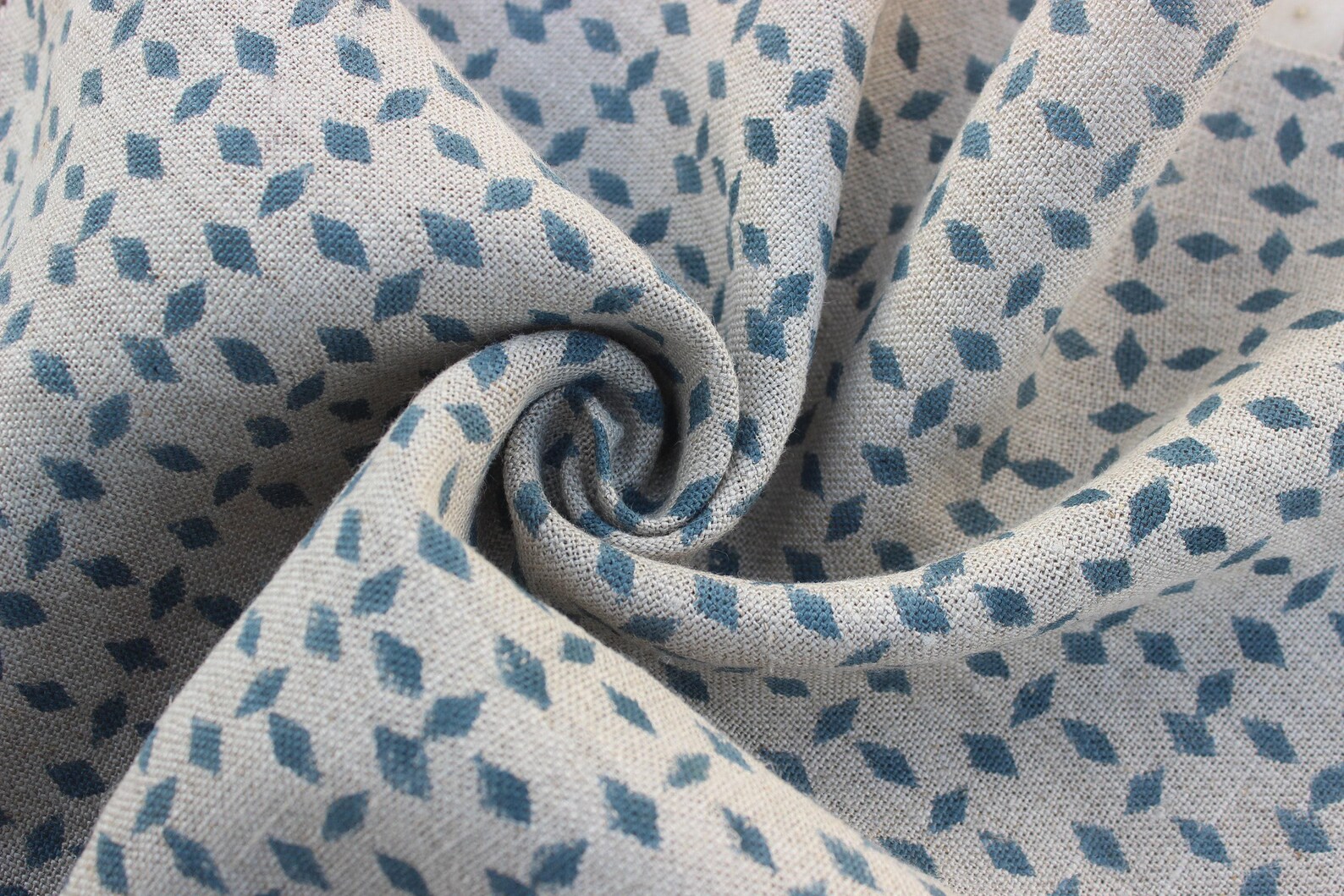 Pure Linen 58" Wide, Hand Block Print, Indian Fabric, Pillow Fabric ...