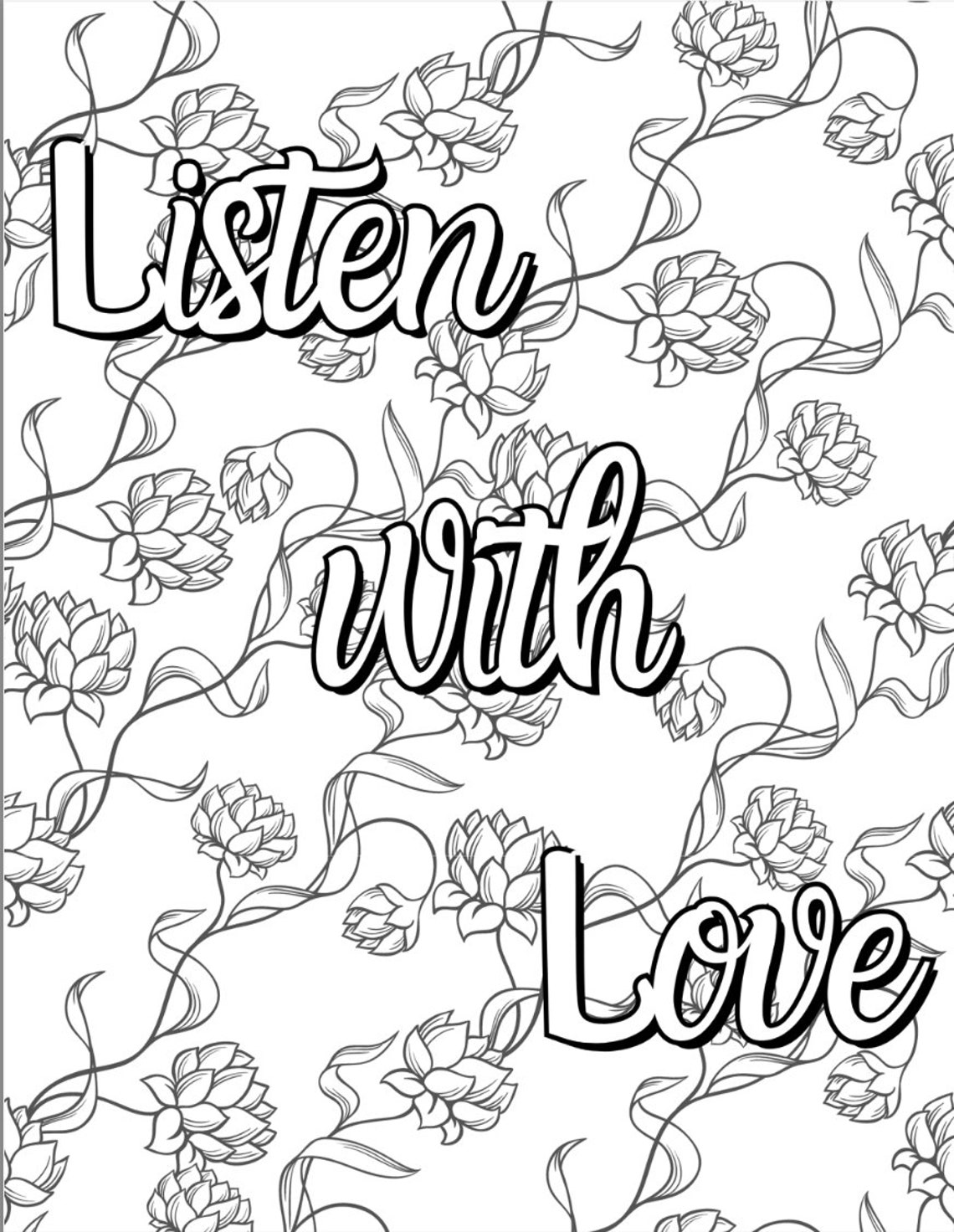 Adult Coloring Pages | Self Care Coloring Pages | Motivational ...