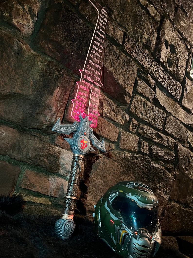 DOOM Eternal Crucible slayer Sword - Etsy