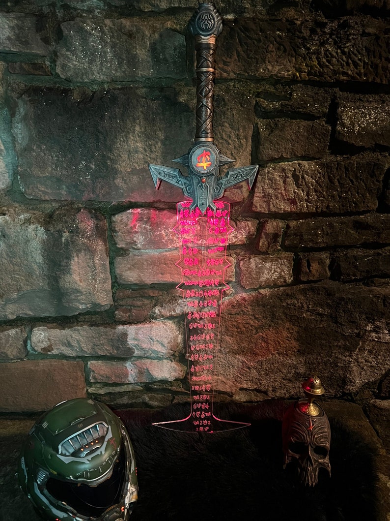 DOOM Eternal Crucible slayer Sword - Etsy