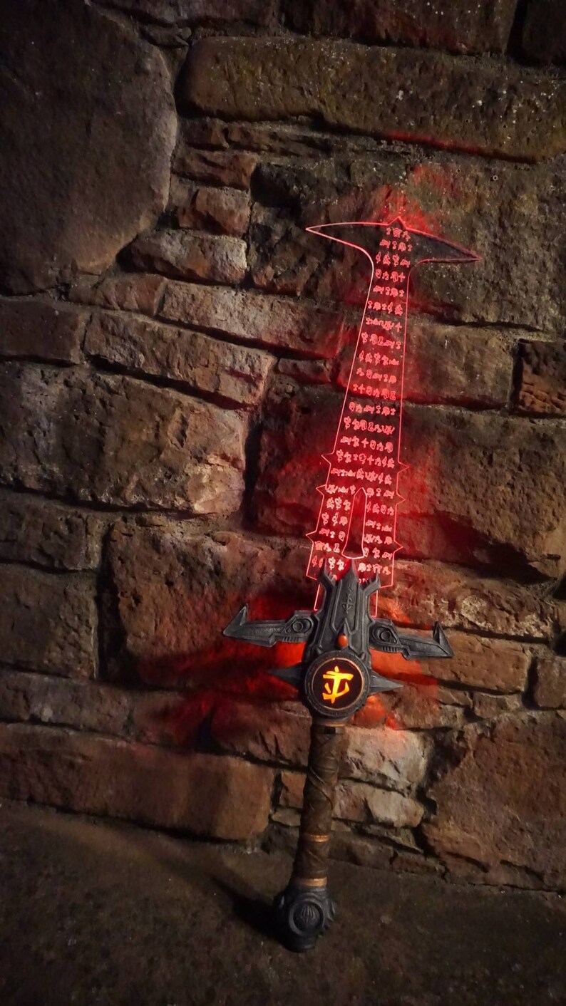 DOOM Eternal Crucible Slayer Sword | Etsy