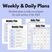 2024 Student 3 Months SAT Prep Study Plan | Printable SAT Study Planner ...