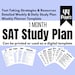 2024 Student 1 Month SAT Prep Study Plan | Printable SAT Study Planner ...