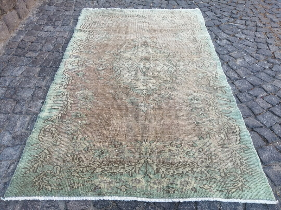 Persian Neutral Rug Persian Turkish Rug Turkish Antique Rug - Etsy