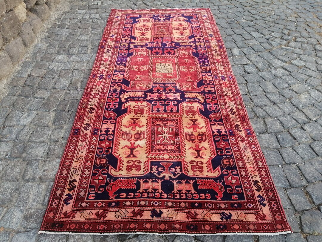 Persian Rug, Persian Vintage Rug, Persian Rug Runner, Persian Turkish ...
