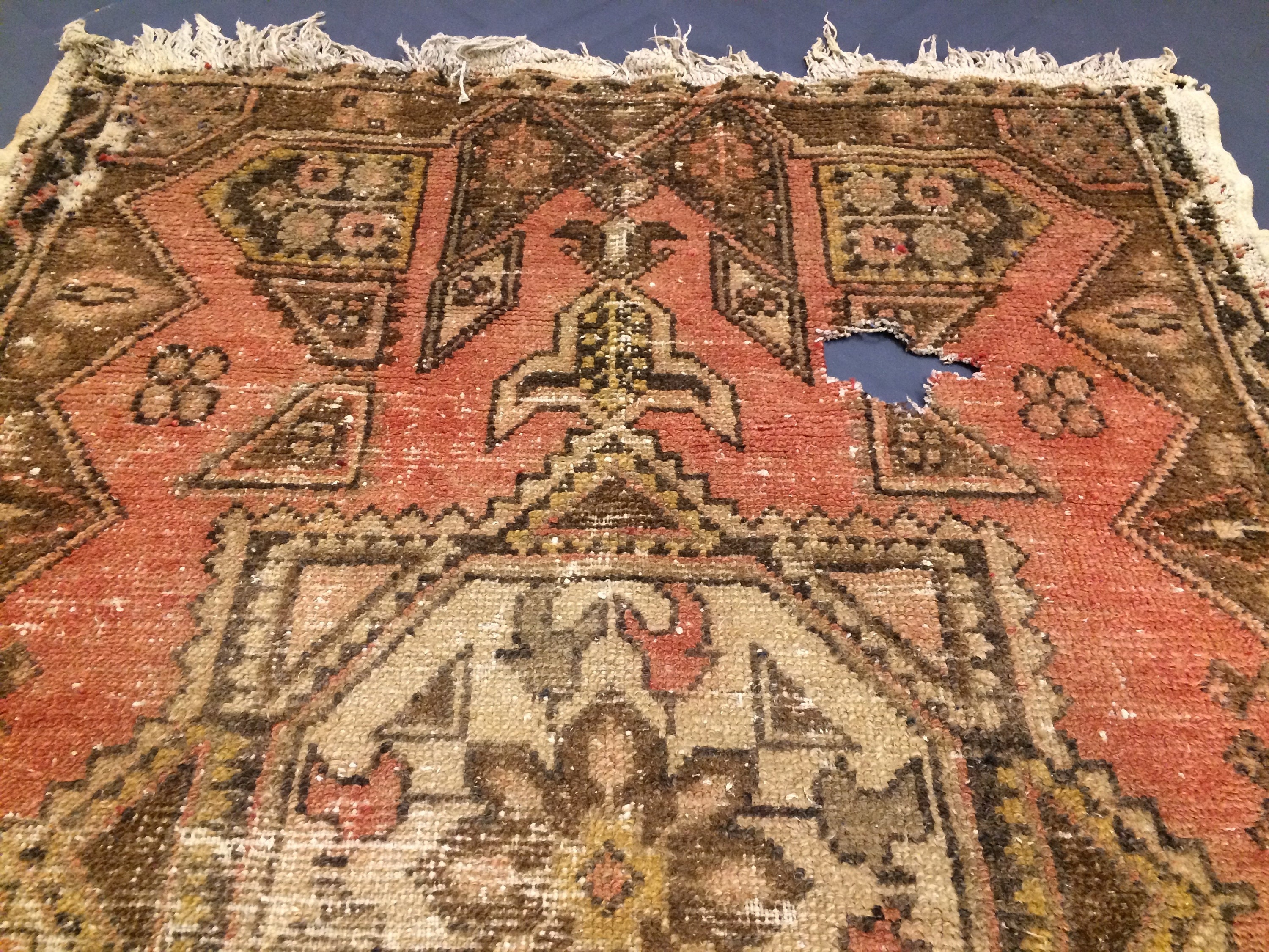 Antique Rug, Date Rug, Quite Old Rug, 19th Century Rug, Wool Antique ...