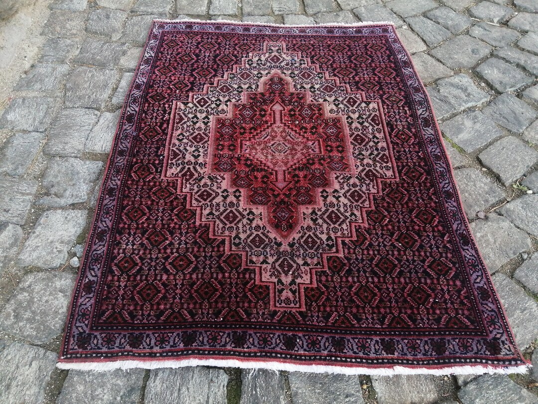 Persian Turkish Rug, Persian Area Rug, Antique Rug, Persian Tebriz Rug ...