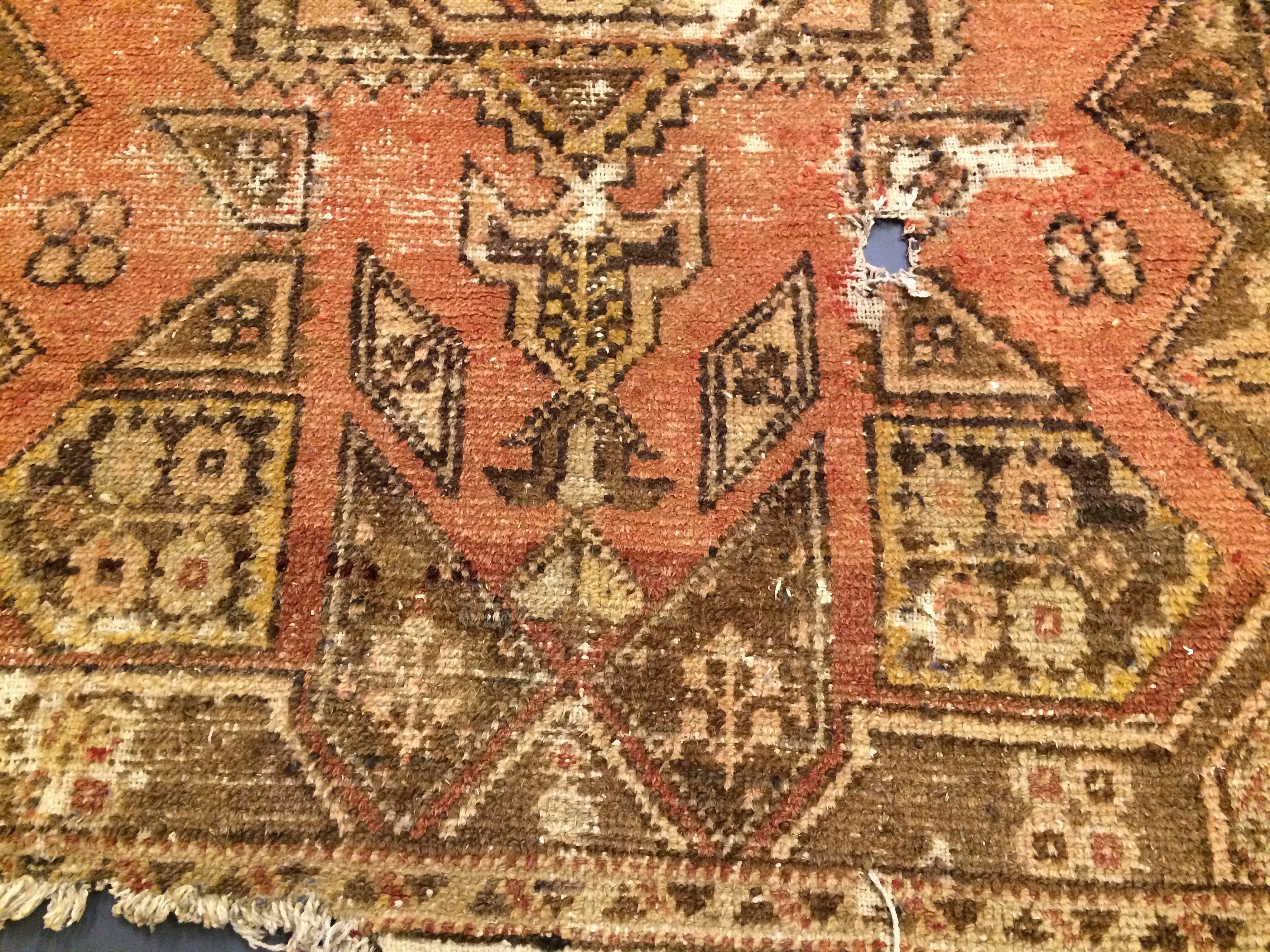 Antique Rug, Date Rug, Quite Old Rug, 19th Century Rug, Wool Antique ...