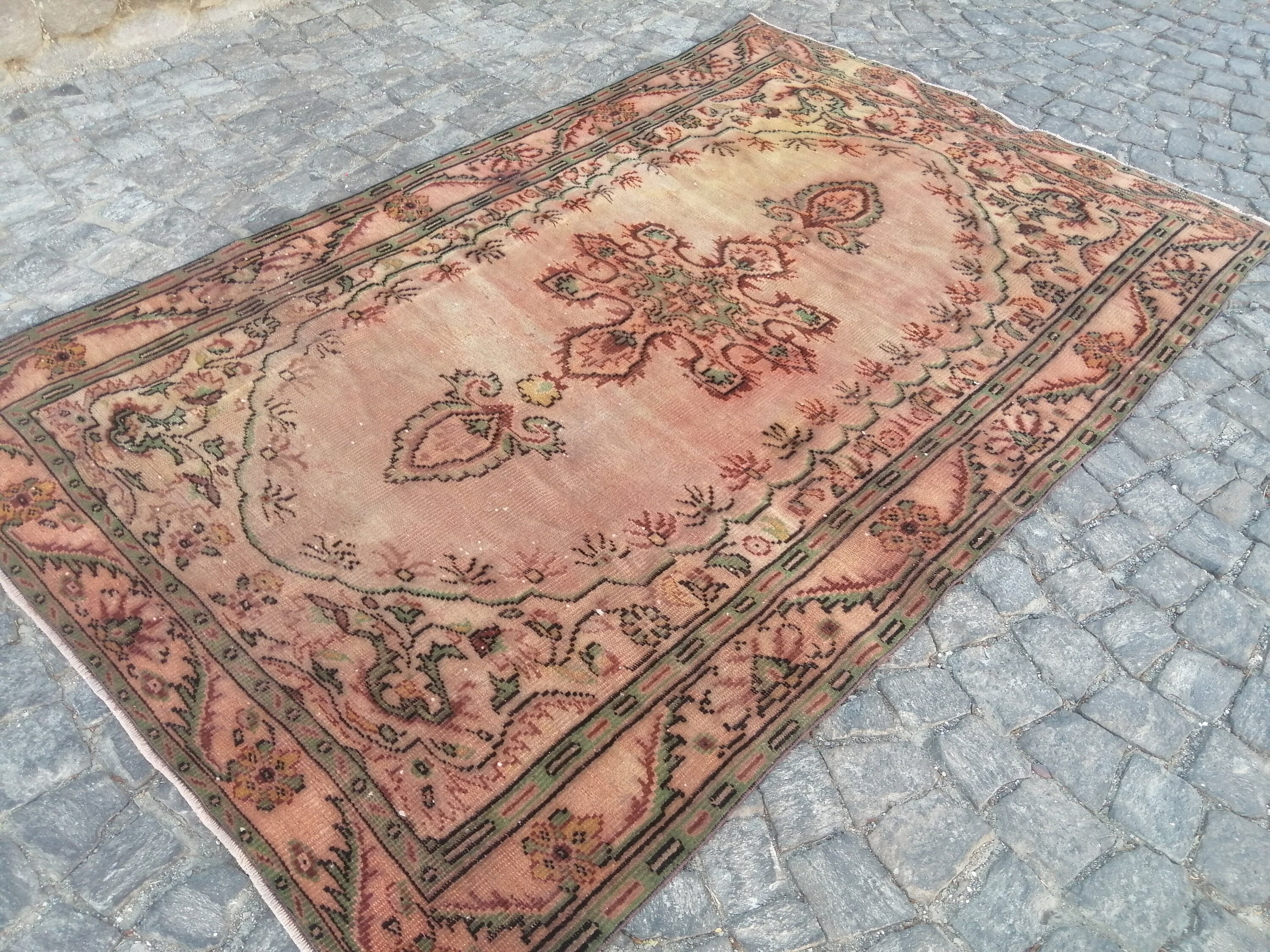 Turkish Copper Rug Persian Turkish Rug Persian Vintage Rug - Etsy
