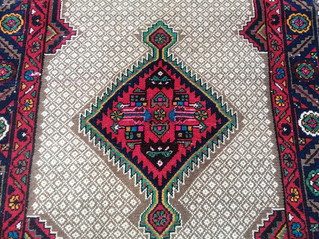 Persian Rug, Persian Bedroom Rug, Vintage Persian Rug, Persian Antique ...